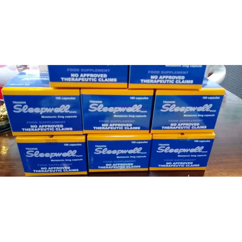 SLEEPWELL MELATONIN 3mg capsule box of 100s | Shopee Philippines