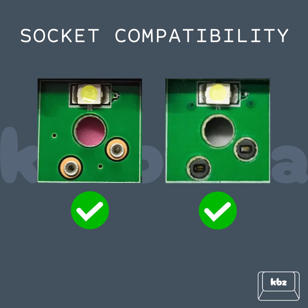 Outemu Silent White Linear Switch Mechanical Keyboard Switch SMD LED 3 ...