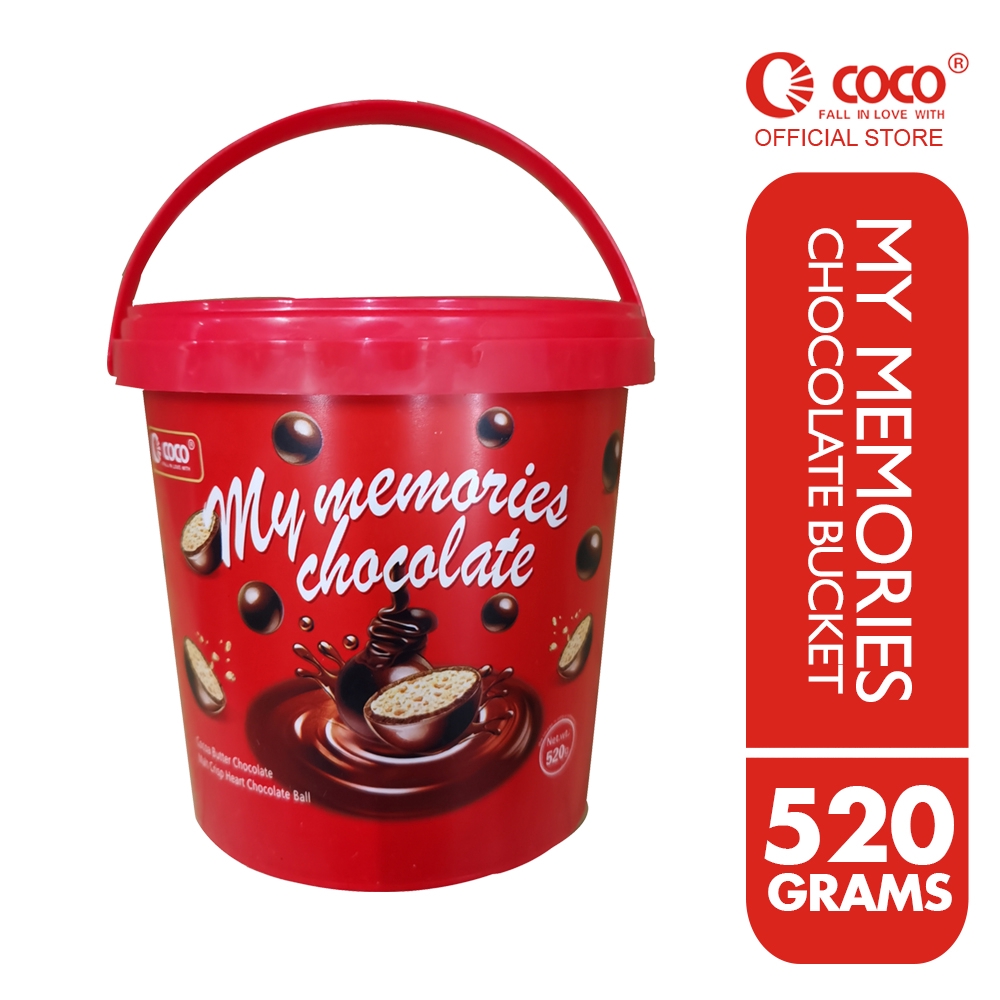 COCO My Memories Chocolate 520 g Buckets | Shopee Philippines