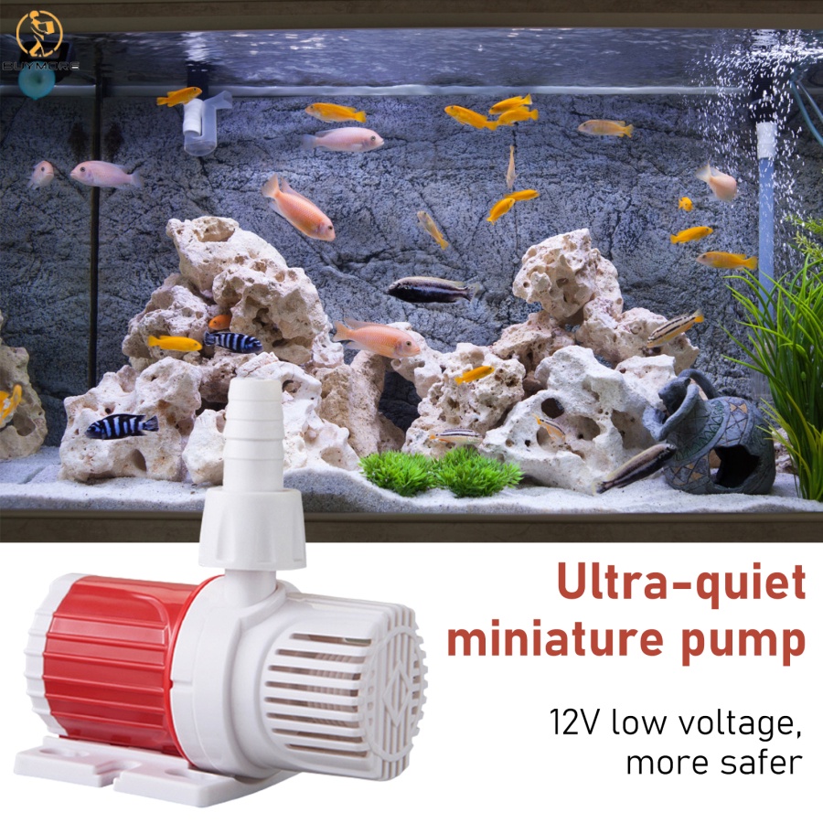 JJ 12V 1200L/H Max Flow Submersible Pump 5M Max Lift Solar Water Pump ...