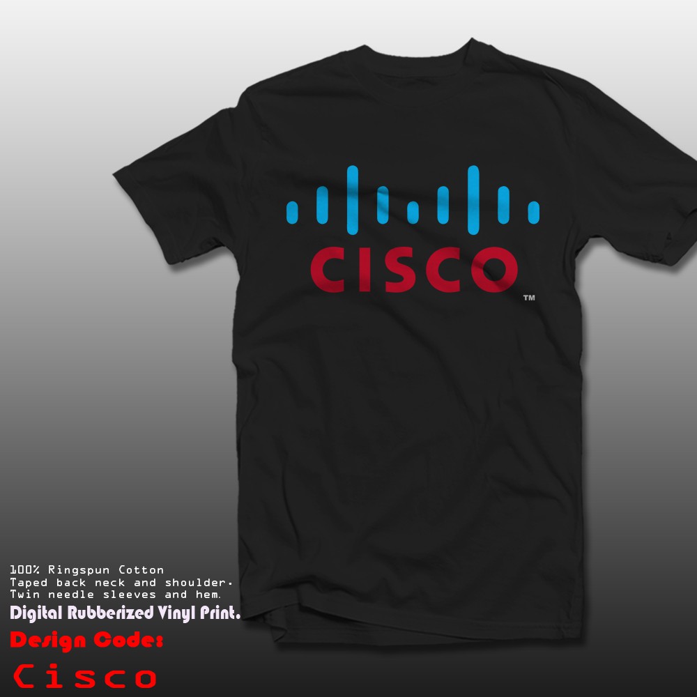 Gifo Shopee Tech Geek Cisco Shirt | Shopee Philippines
