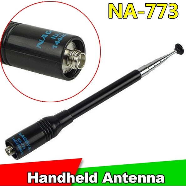 NAGOYA NA 773 High Gain UHF/VHF Dual Band Antenna for Walkie Talkies Two Way Radio Baofeng UV-5R ...