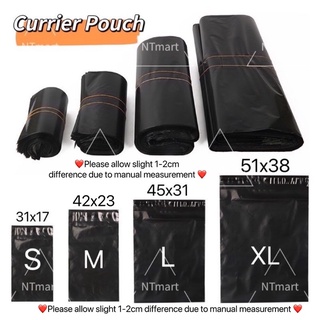 100pcs black courier pouch plain pouch express pouch Parcel Pouch ...