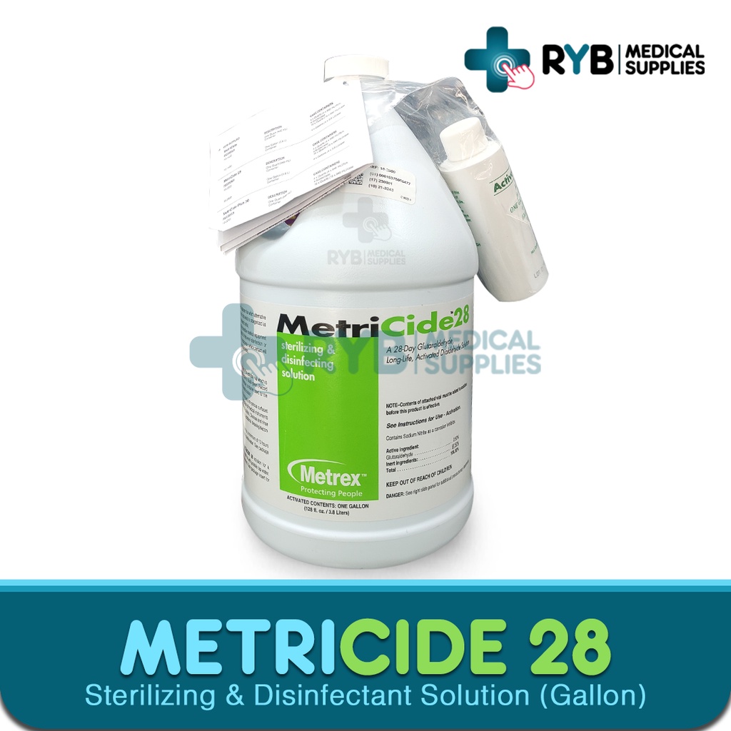 Metricide 28 (Gallon) Steriliing & Disinfectant Solution | Shopee ...