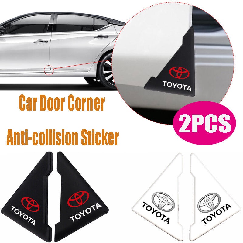 2Pcs Toyota Car Door Corner Cover Auto Gate Opening Anti-collision ...