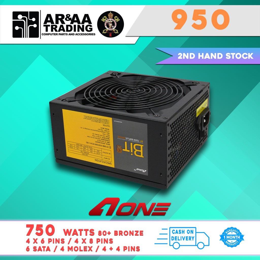 True Rated Power Supply 750 watts AONE BIT 80+ Standard | Shopee ... True Rated Power Supply 750 watts AONE BIT 80+ Standard | Shopee ...