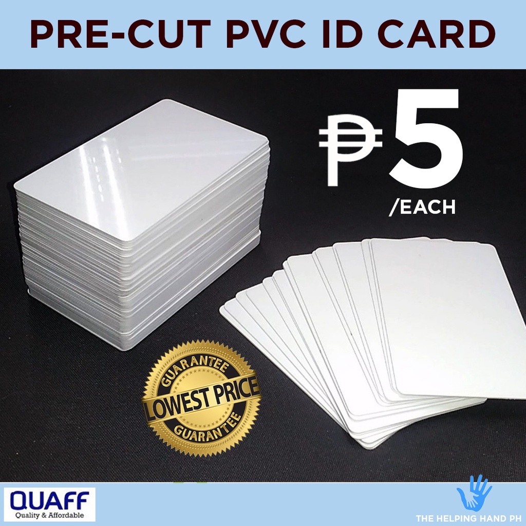 Pre Cut PVC Cards ID Size For Calling Cards Photo Cards Business