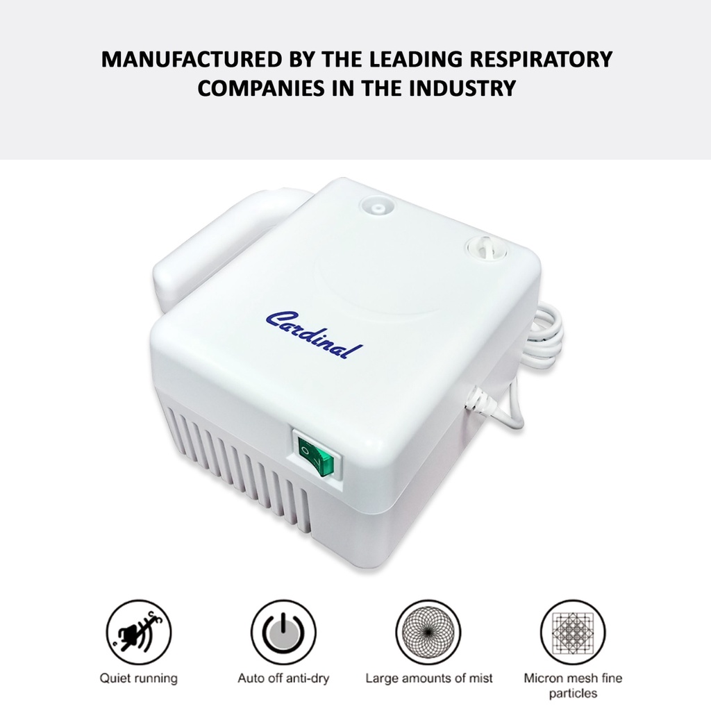 Indoplas Cardinal Compact Nebulizer (w/ complete accessories) | Shopee ...