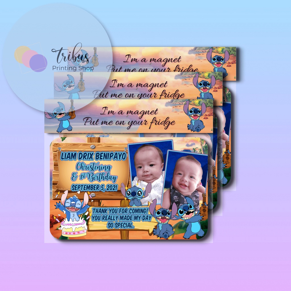Stitch Ref Magnet Souvenir (Glittery) | Shopee Philippines