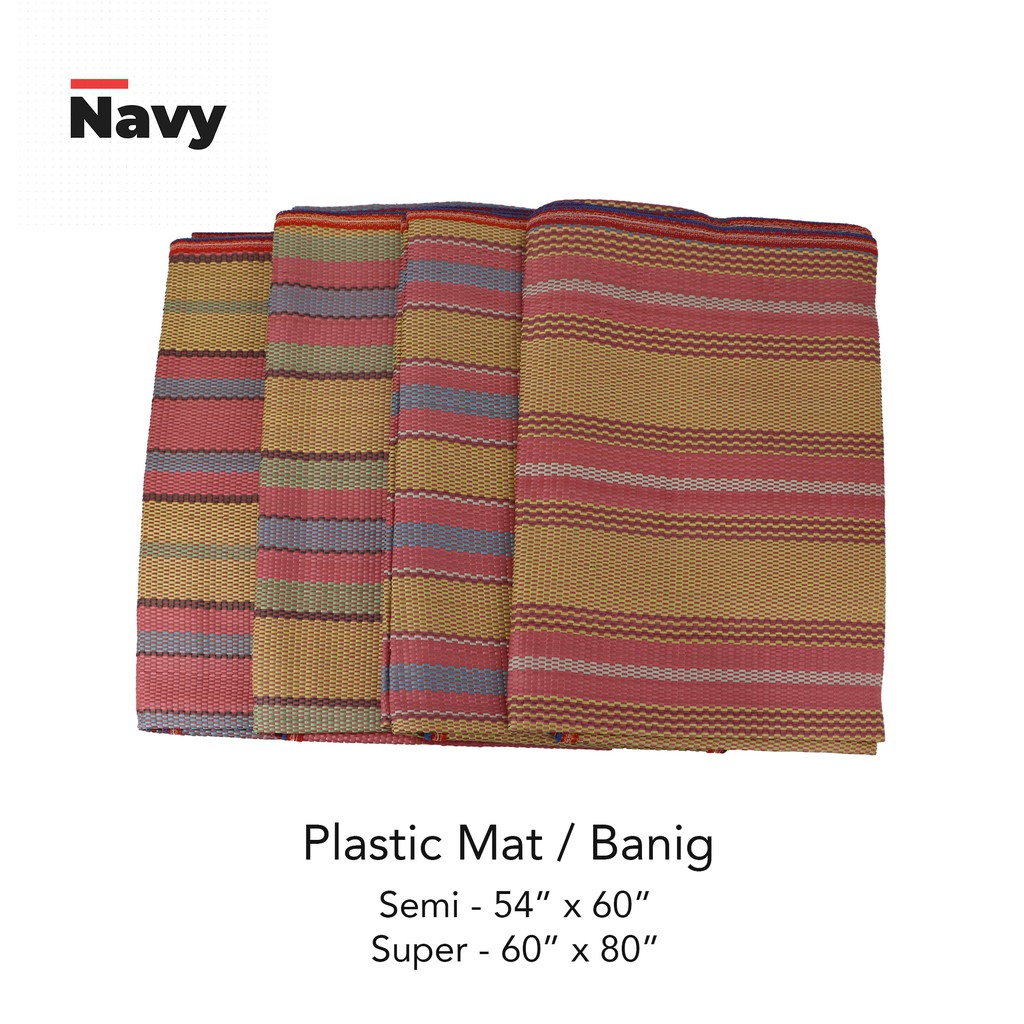 COD Cool Synthetic Flexible Plastic Mat / Banig for Indoor and Ourdoor ...