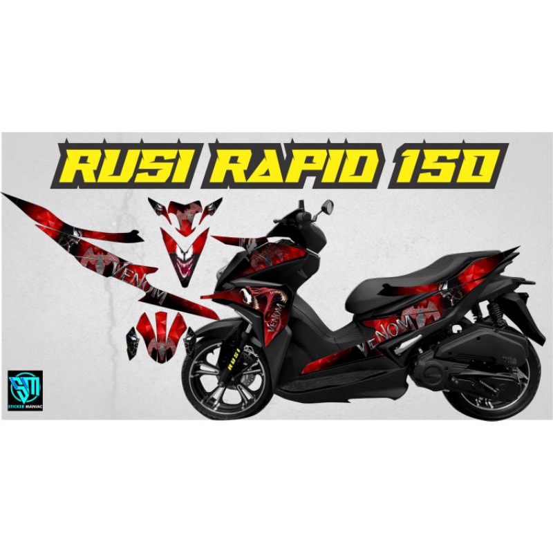 Rusi Rapid 150 full body decals | Shopee Philippines