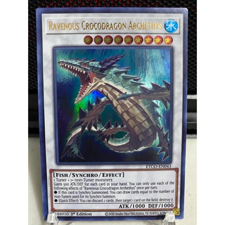 Ravenous Crocodragon Archethys - ETCO-EN043 - Ultra Rare 1st Edition ...