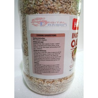HERMAN INSTANT OATS (FOR HEALTHIER BREAKFASTS) 1Kg. 6294002417292 ...