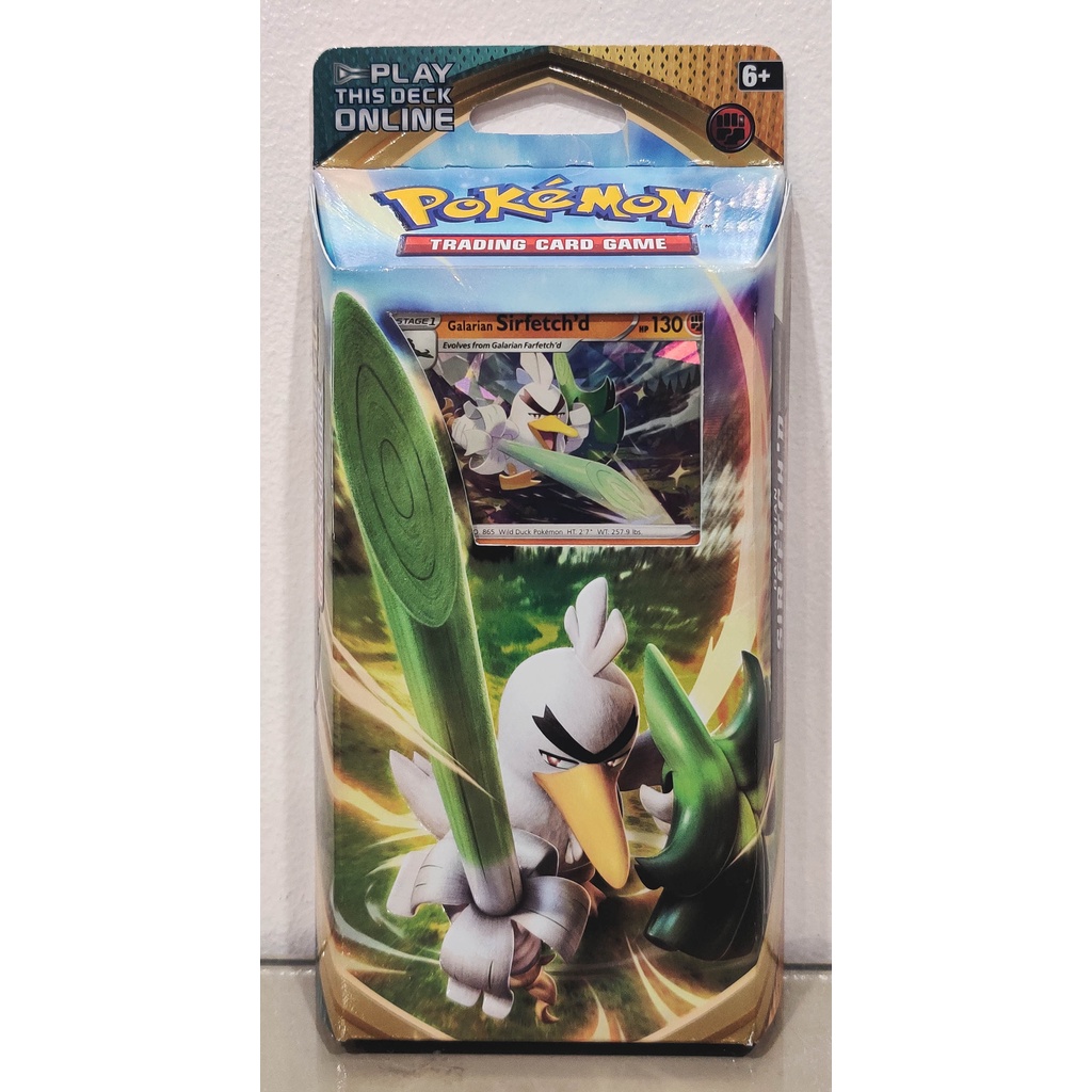 Pokemon TCG Sword&Shield Darkness Ablaze Galarian Sirfetch'd Theme Deck ...