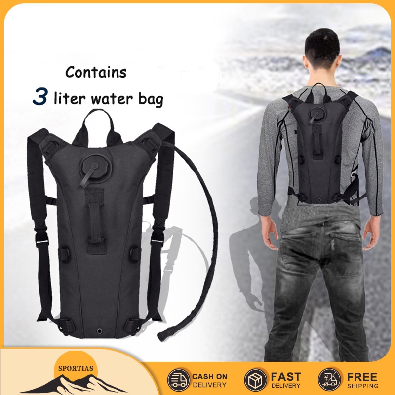 3L Outdoor Tactical Hydration Backpack with Bladder | Shopee Philippines