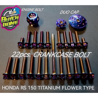 HENG CRANKCASE BOLT-DUO CAP-ENGINE SET WAVE 100/125 HONDA RS 125/150 ...