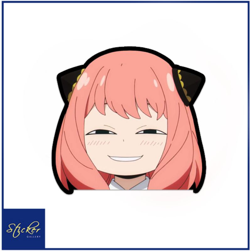 ANYA SPY X FAMILY PEEKER Waterproof Vinyl Sticker | Shopee Philippines