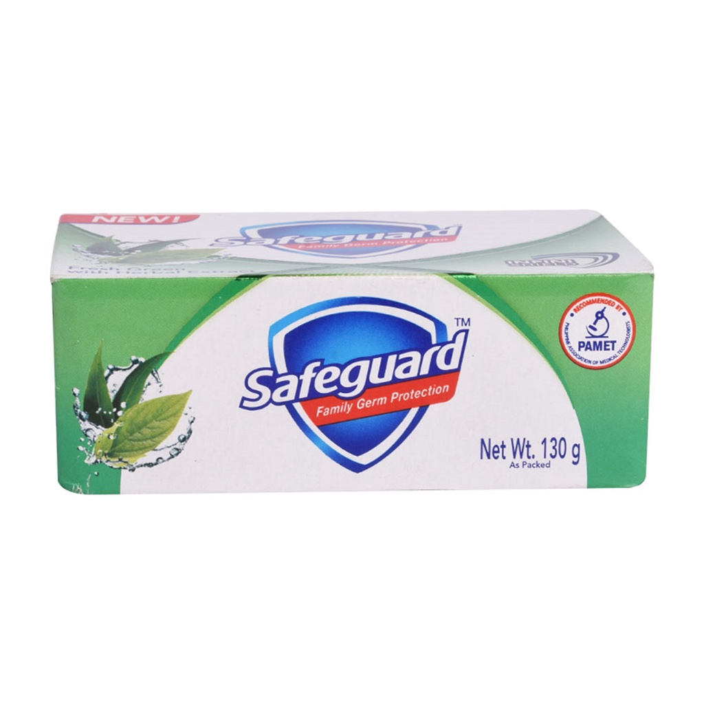 SAFEGUARD Fresh Green with Herbal Extract Bar Soap 130g | Shopee ...