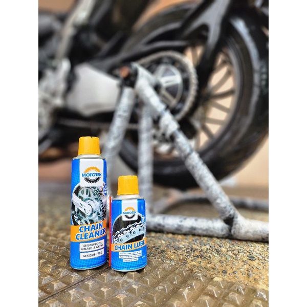 Mototek Chain Cleaner and Chain Lube | Shopee Philippines