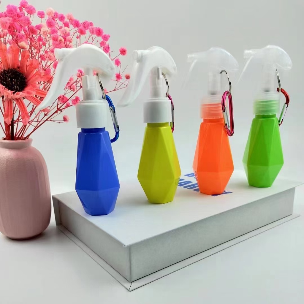 Portable Diamond Trigger Sprayer with Keychain Alcohol Dispenser 60mL ...