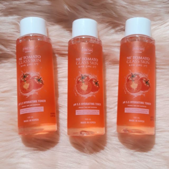 Fresh Skinlab Tomato Glass Skin Hydrating Toner 100ml | Shopee Philippines