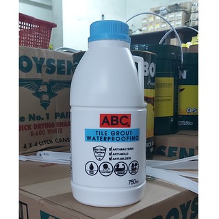 ABC Tile Grout Waterproofing 750ml with Bio-tech Water proof Grout ...