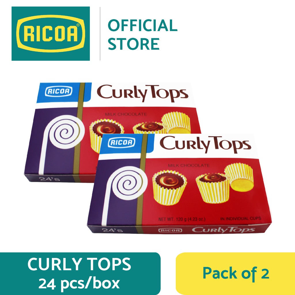 Ricoa Curly Tops 24 Pcs / Box (Pack Of 2) | Shopee Philippines