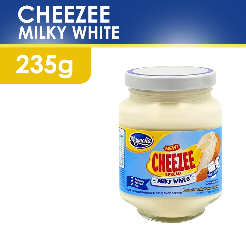 Magnolia Cheezee Milky White Spread Jar (235g) | Shopee Philippines