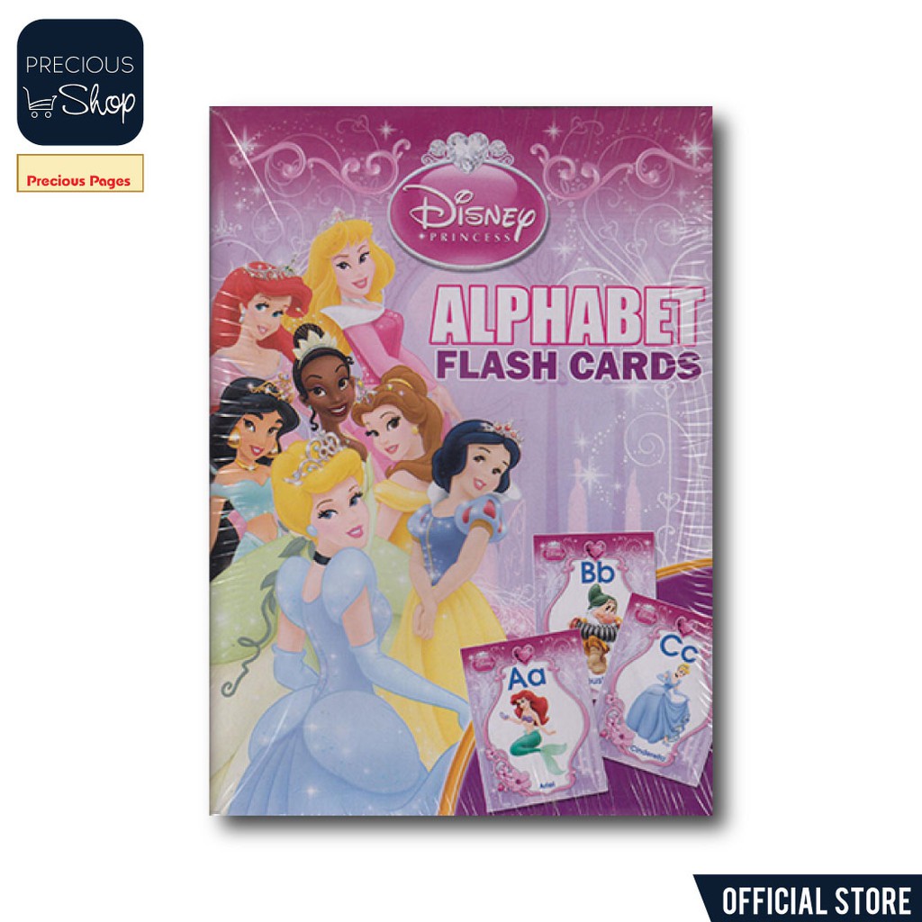 Disney Princess Alphabet Flash Cards | Shopee Philippines