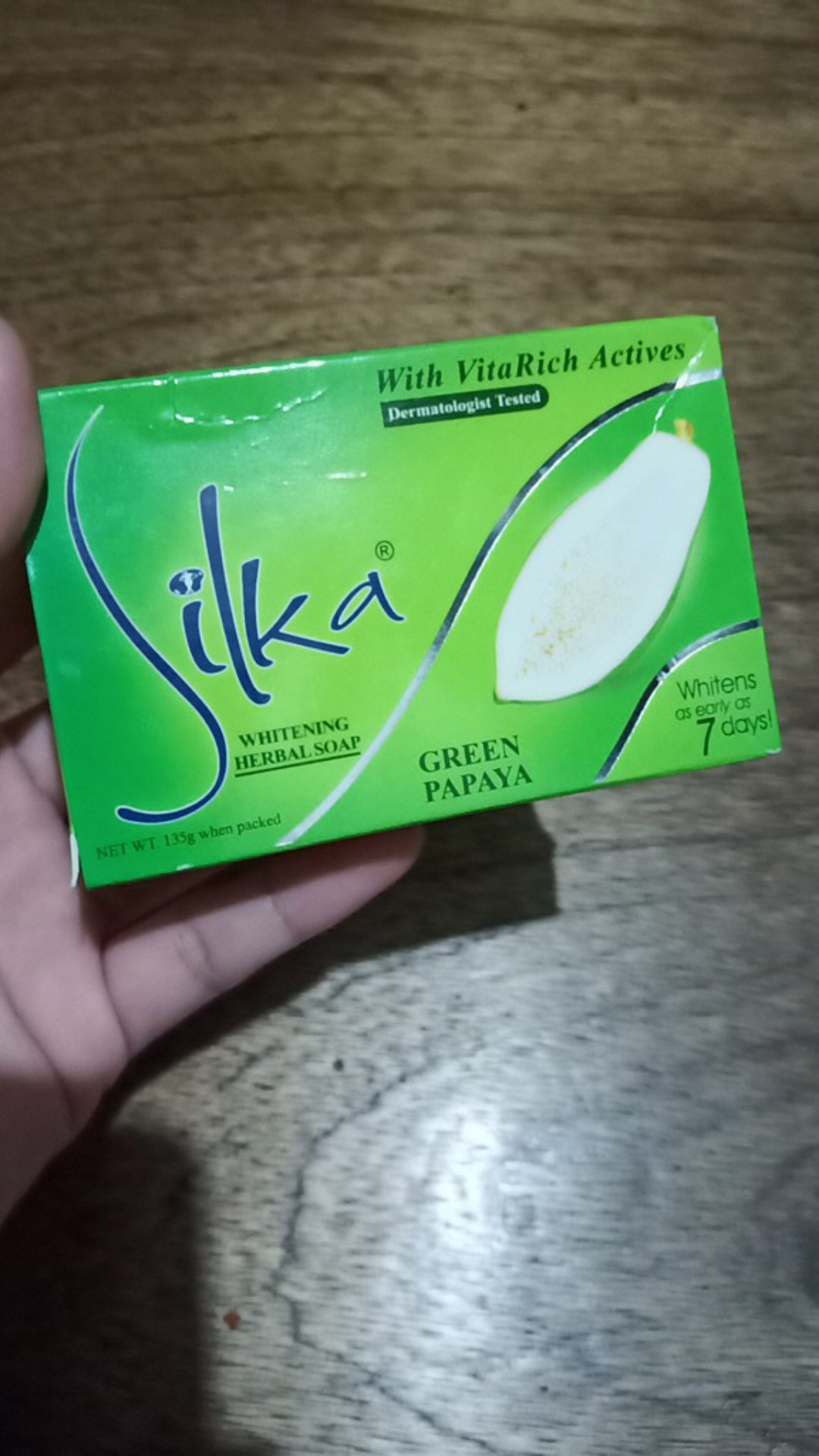 Silka Green Papaya Whitening Soap 135g | Shopee Philippines
