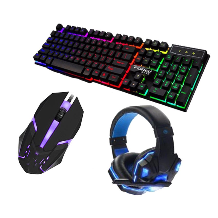 GK-50 Gaming Keyboard with divipard 3D Mouse and led bass | Shopee ...
