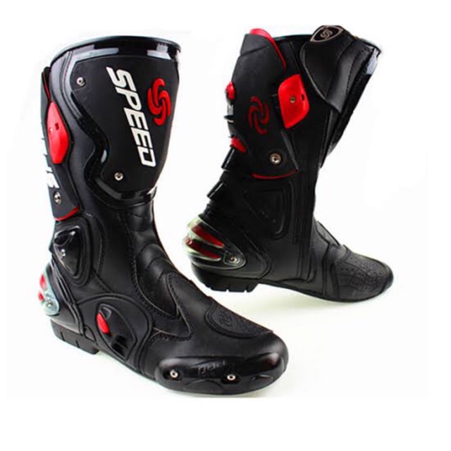 Speed hi-cut boots (Speed biker) | Shopee Philippines