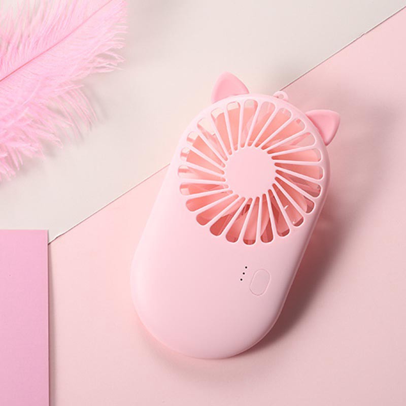 Pocket fan Hand-Held Rechargeable Portable bladeless fan usb leaf mini ...