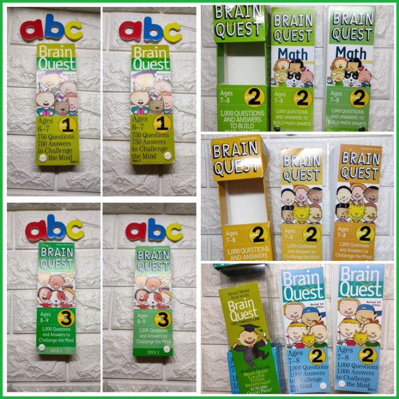 Brain Quest Deck 1 & Deck 2 Set | Shopee Philippines