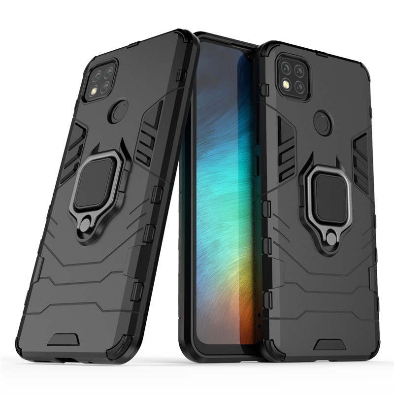 Casing Redmi 9C Case Silicone TPU Hard Plastic Armor Back Cover Xiaomi ...