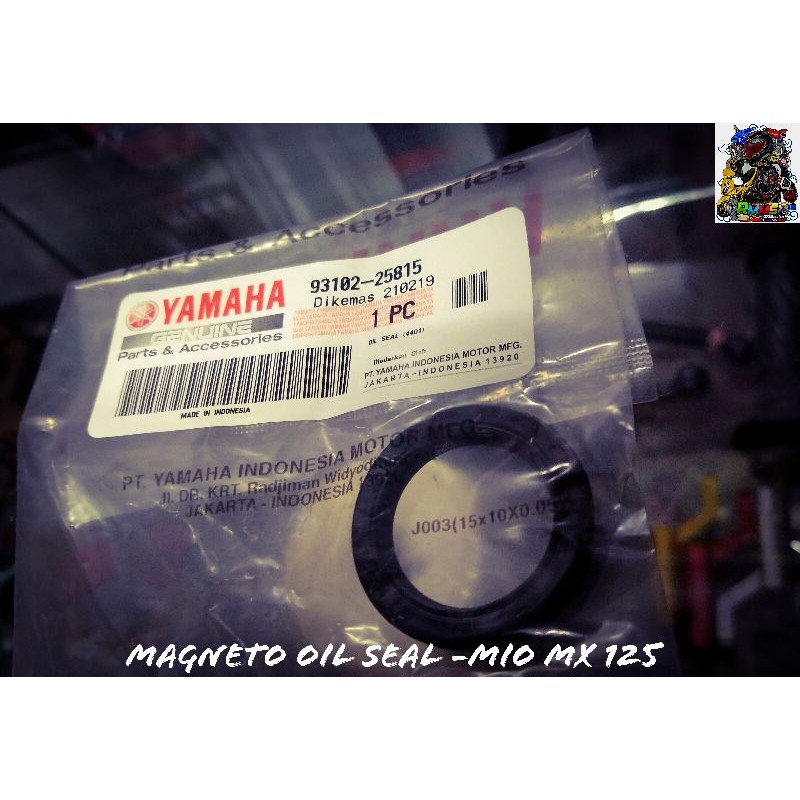 yamaha genuine magneto oil seal - mio mx 125 | Shopee Philippines