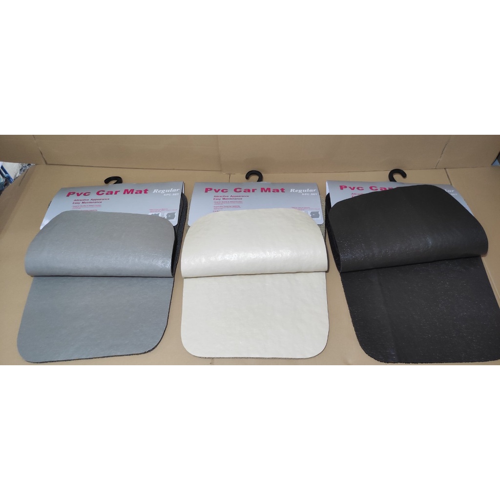 PVC CAR MATTING UNIVERSAL (black, beige, gray) | Shopee Philippines