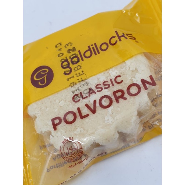 GOLDILOCKS Classic Polvoron Piece Philippine shortbread cookies 1 pc ...