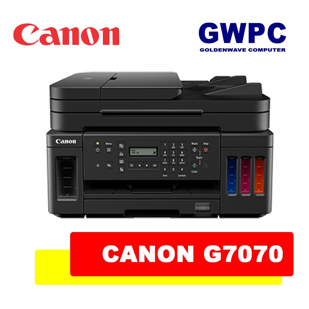 Canon PIXMA G7070 Ink Tank Wireless All-In-One with Fax | Shopee ...