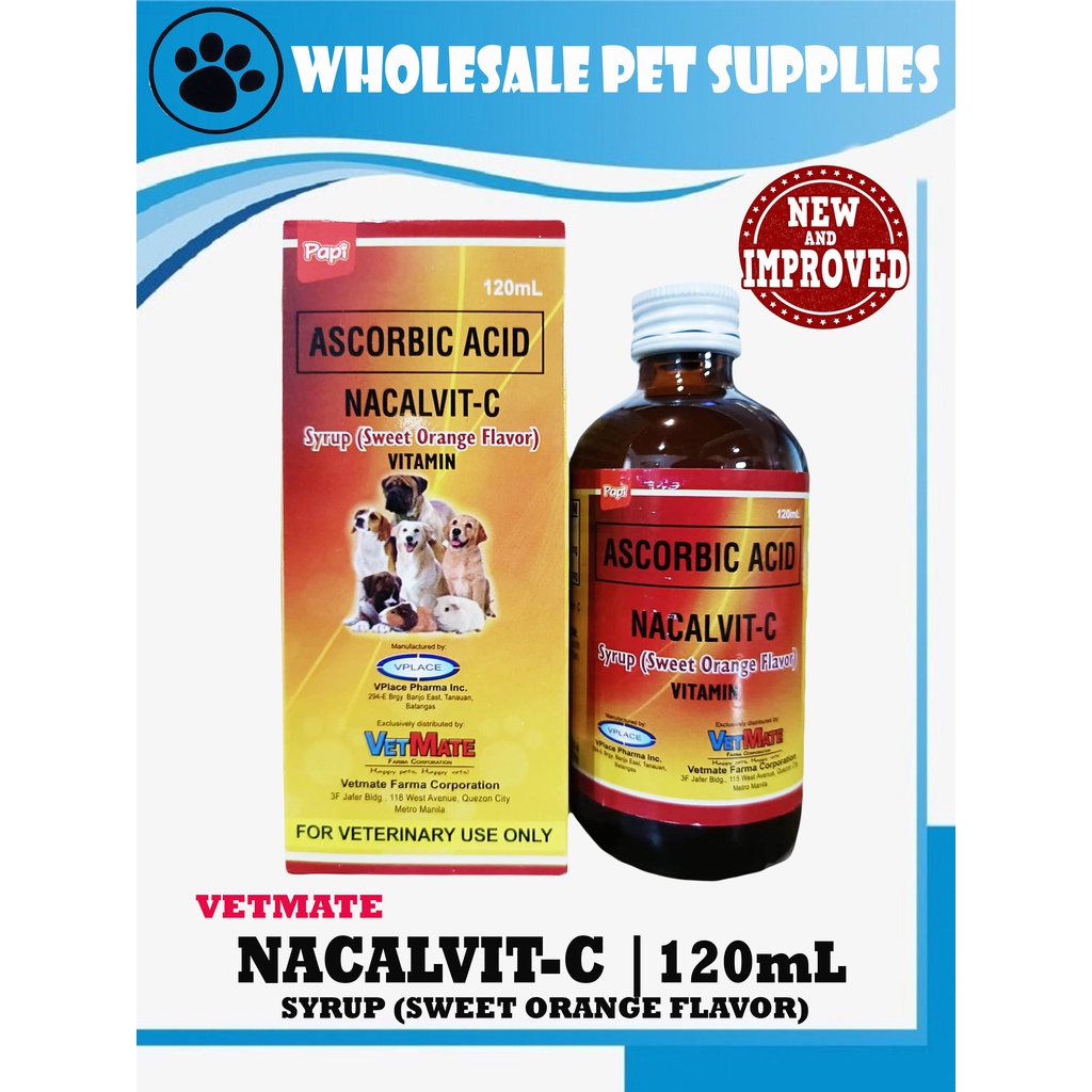 PAPI Nacalvit-C Vitamins for Pets | 120mL | Shopee Philippines PAPI Nacalvit-C Vitamins for Pets | 120mL | Shopee Philippines