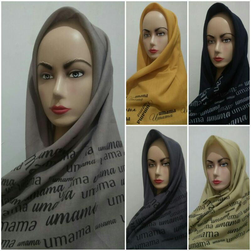 Umama Voal Motif Umama Laser Cut Writing | Shopee Philippines