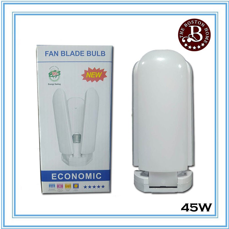 Boston home 45W 6500K AC170-265V Foldable Fan Blade LED Light Bulb ...