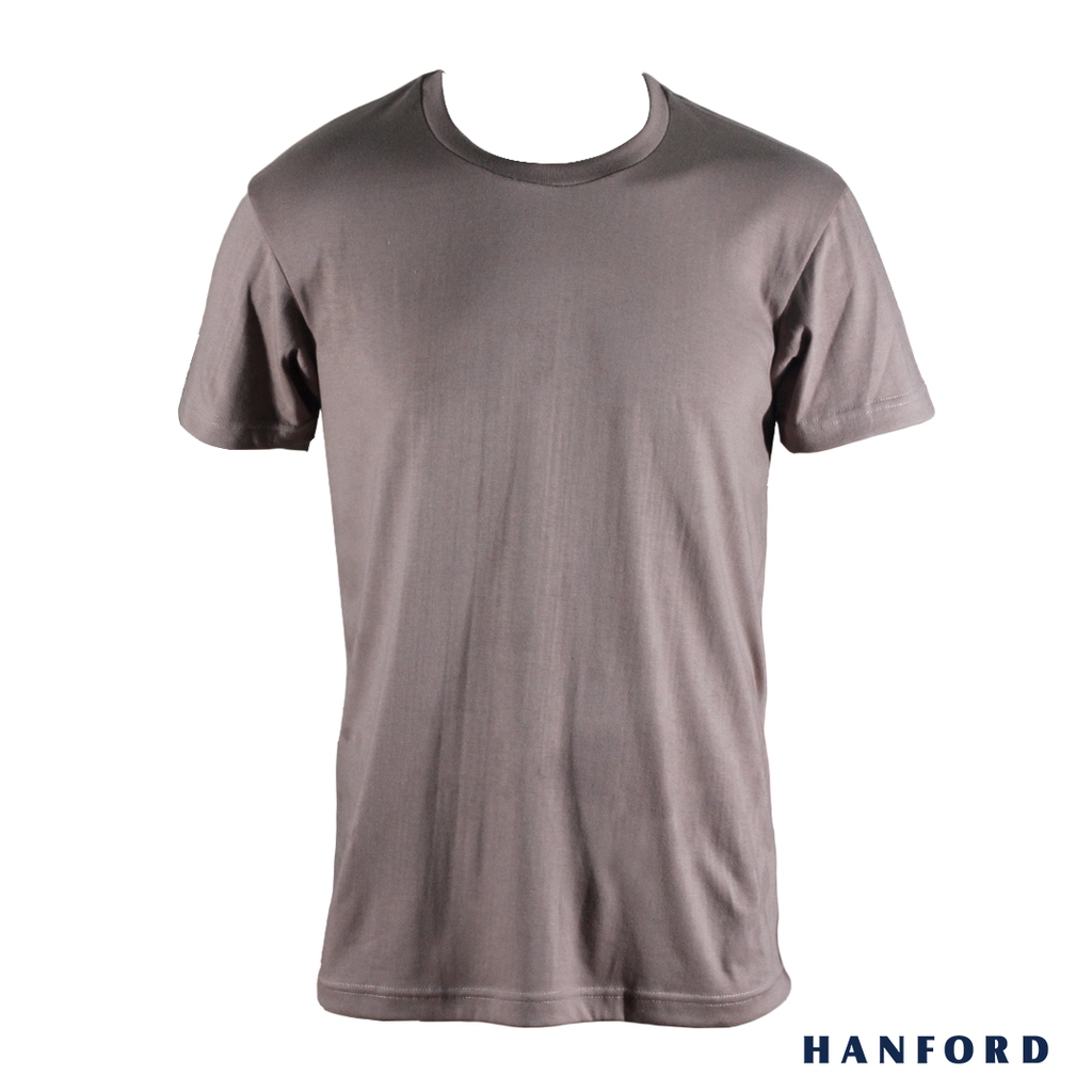 Hanford Men R-Neck Cotton Modern Fit Short Sleeves Shirt - Assorted ...