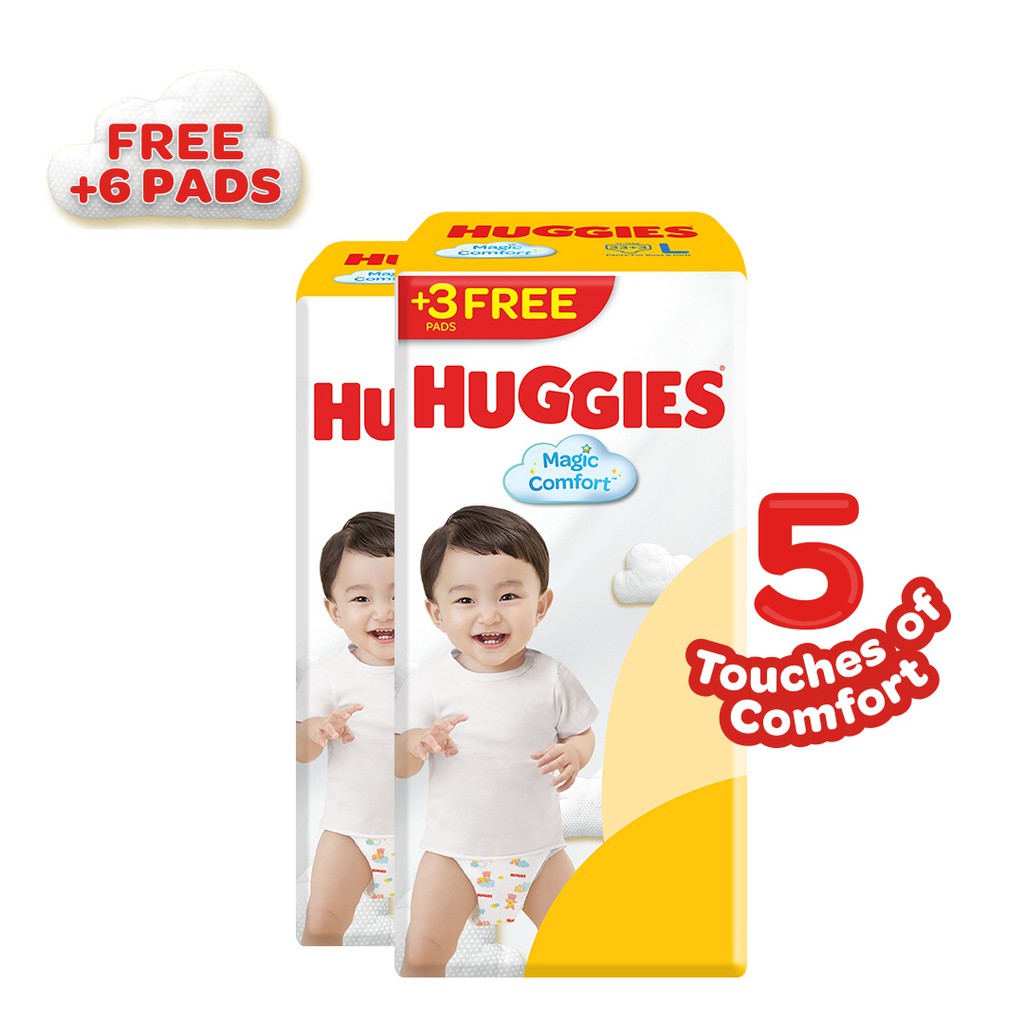 Huggies Magic Comfort Jumbo Large 72 Pieces | Shopee Philippines