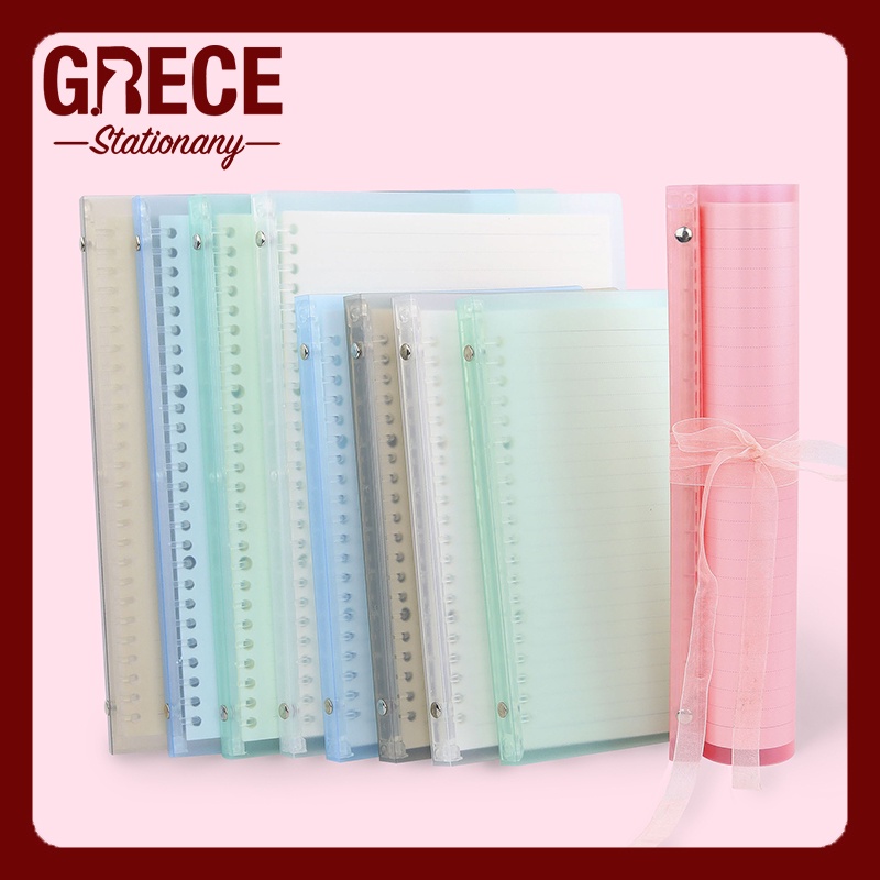 Japan Soft PP binder notebook refillable/20 26 holes | Shopee Philippines