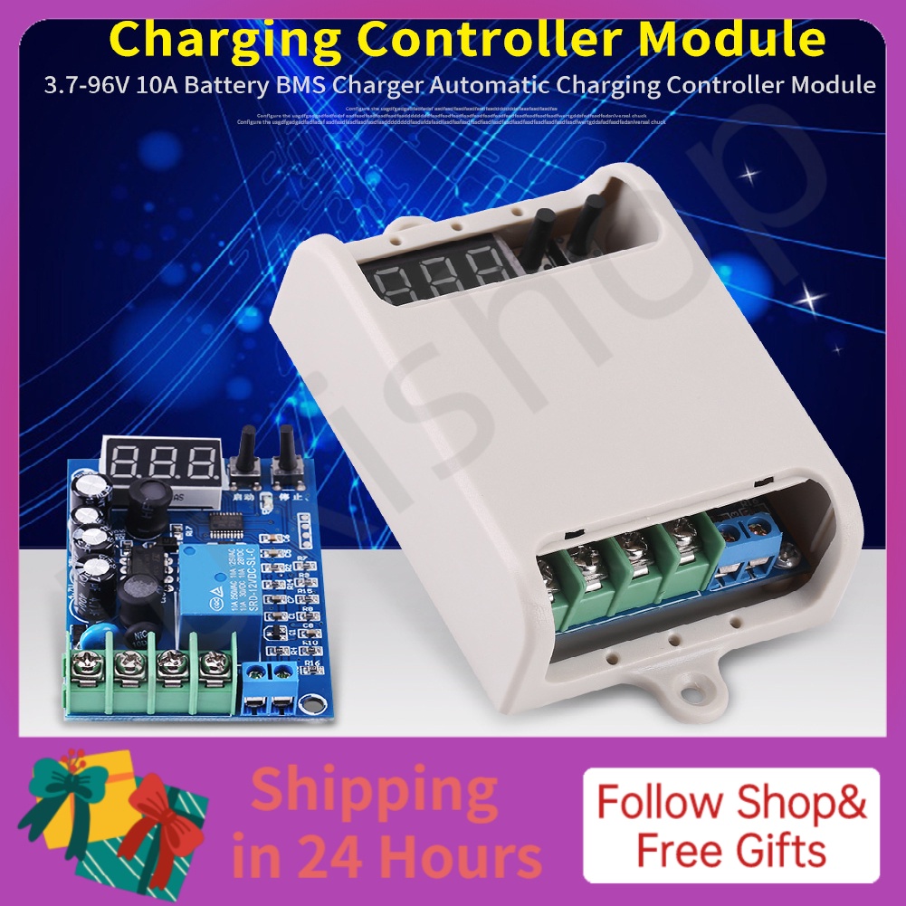 [Ready Stock] 3.7V-96V 10A Battery BMS Charger Automatic Charging ...