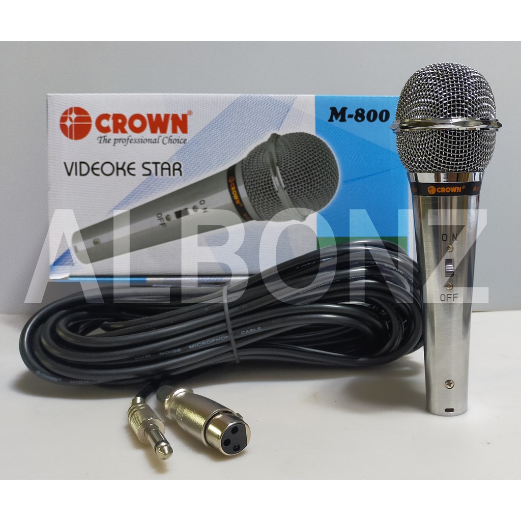 Crown M-800 Hyper-Cardioid Dynamic Microphone | Shopee Philippines