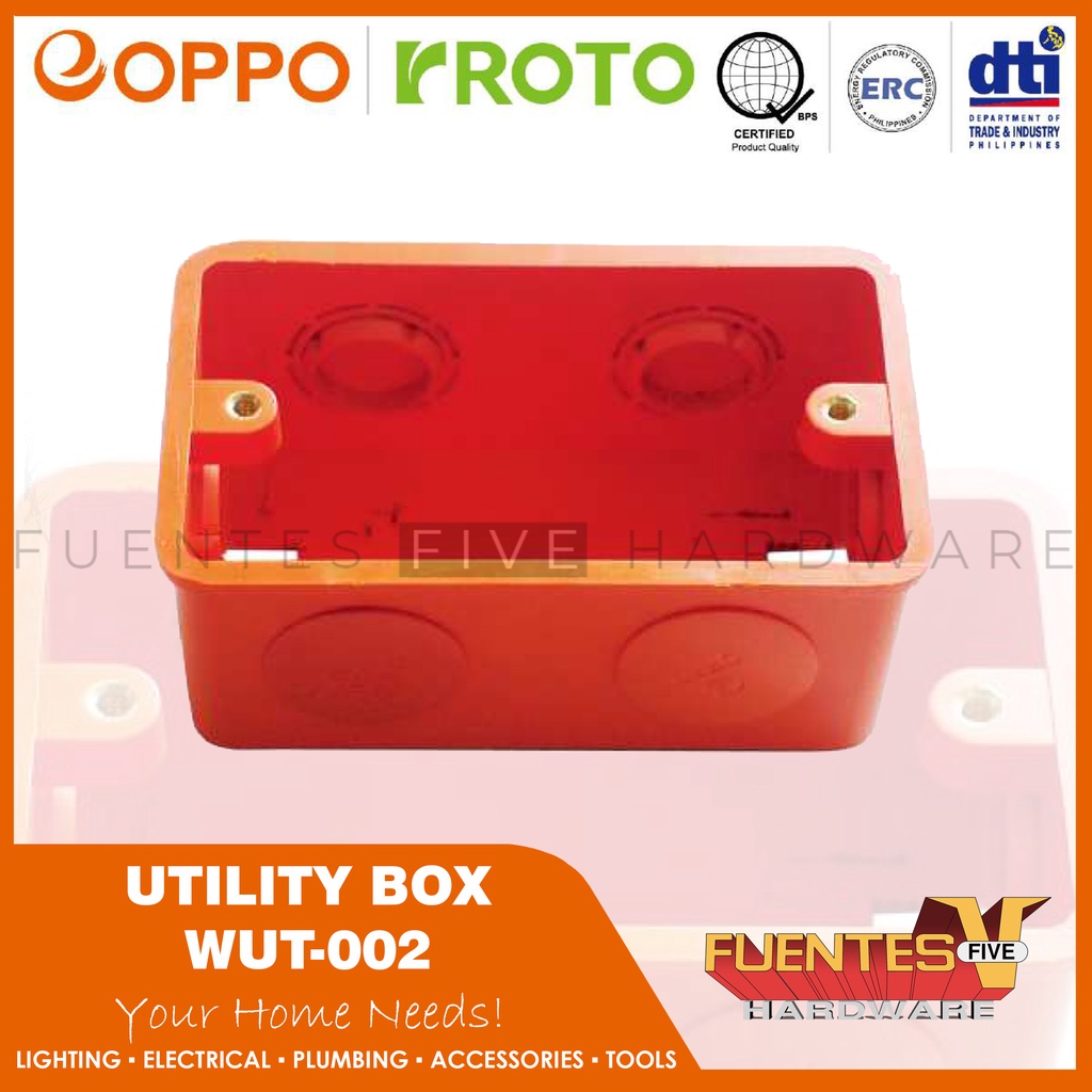 2x4 PVC Utility Box eOPPO | Shopee Philippines