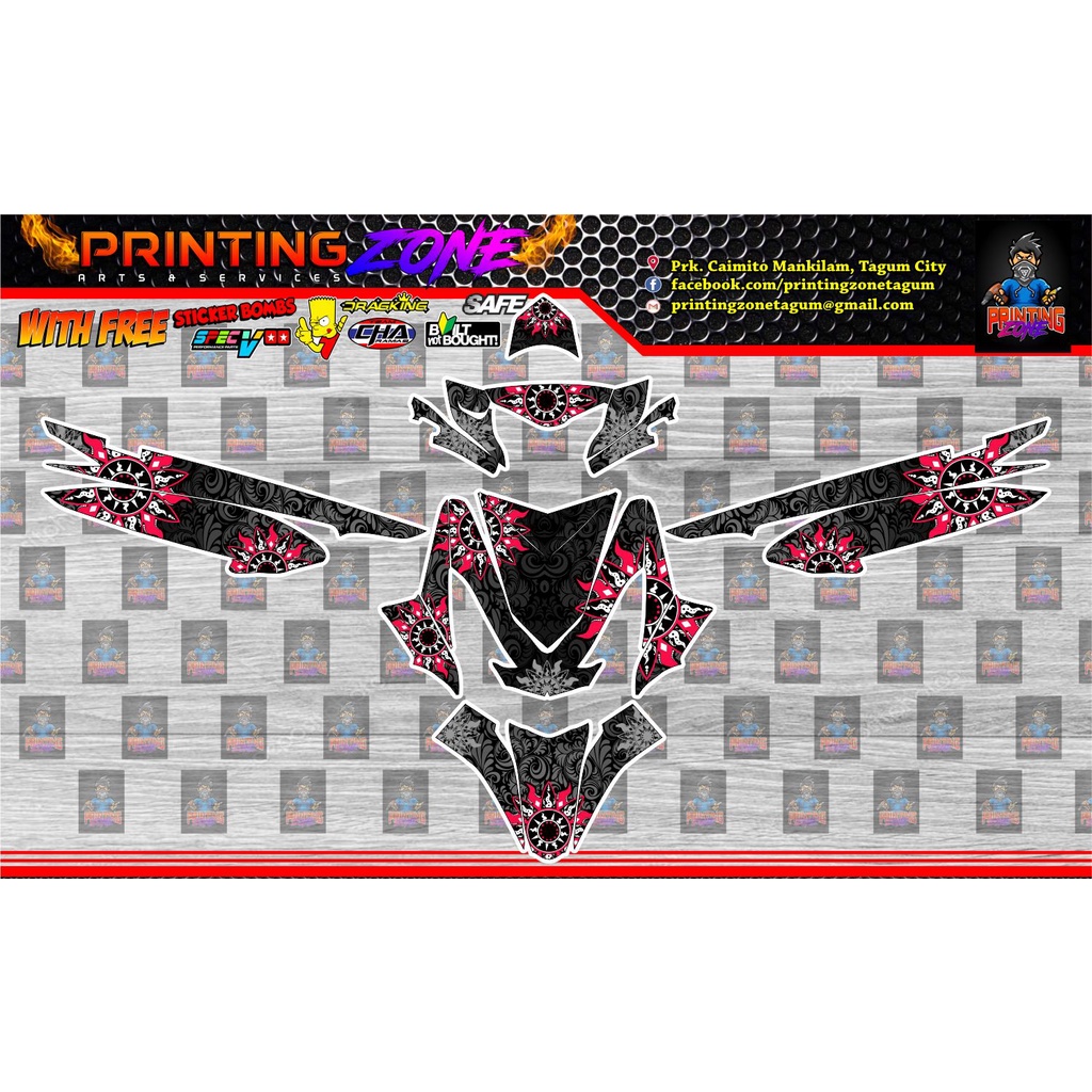 MOTORSTAR EASYDRIVE 125 Full Sticker Decals High Quality and Durable ...