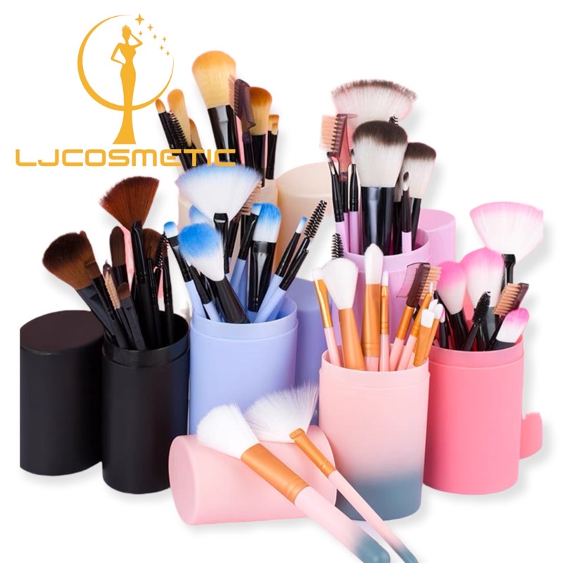 12 Pcs/set Professional makeup Brushes Cosmetic Kit With Box ...